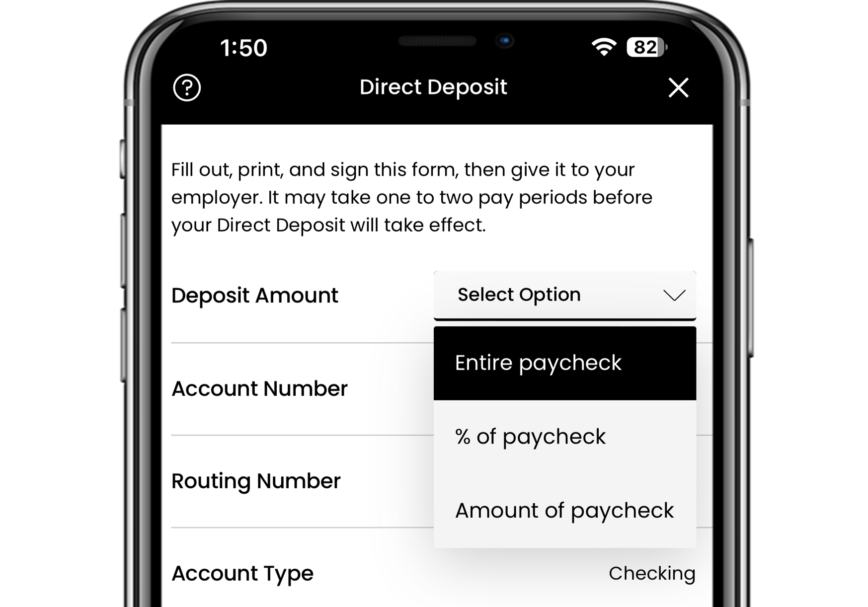 Enroll in Direct Deposit
